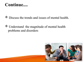 introduction to mental health presentation | PPTX