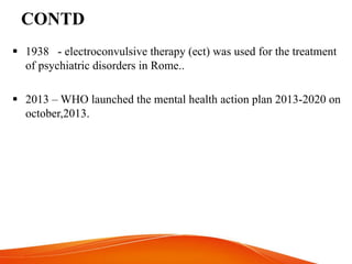 introduction to mental health presentation | PDF