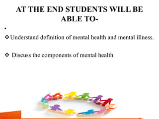 introduction to mental health presentation | PDF