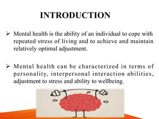 introduction to mental health presentation | PDF
