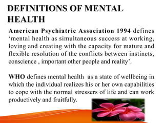 introduction to mental health presentation | PDF