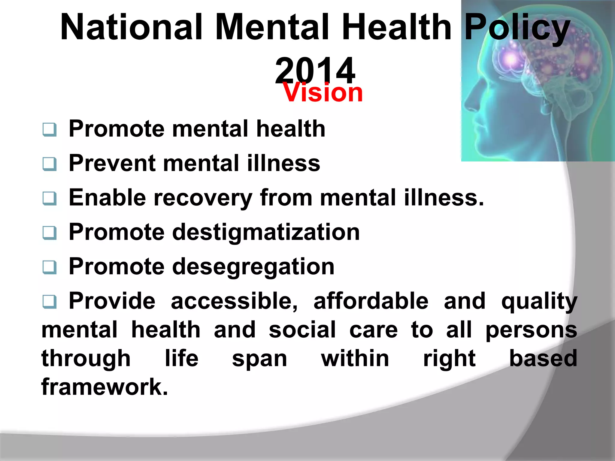 Introduction to mental health nursing part 01 | PPTX