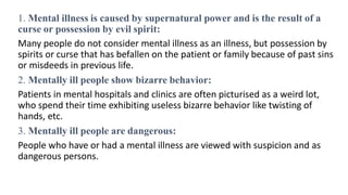 Introduction to mental heath nursing | PPT