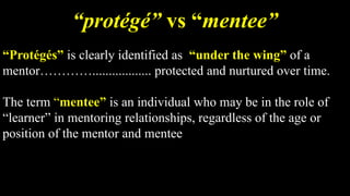 Introduction to mentoring by professor khalid javed rabbani frcs mhpe | PPTX