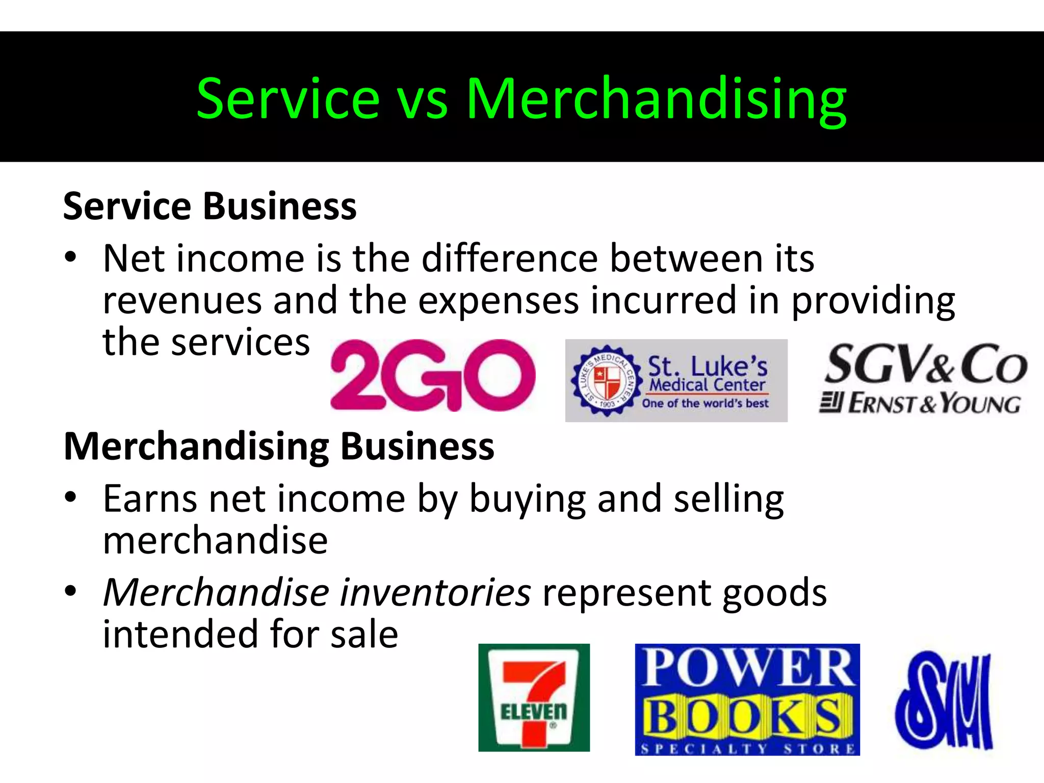 Introduction to merchandising business 02172013 | PPTX
