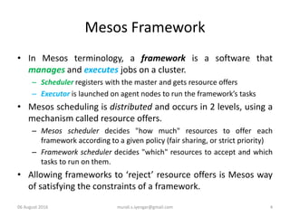 Introduction to mesos | PPTX | Cloud Computing | Internet