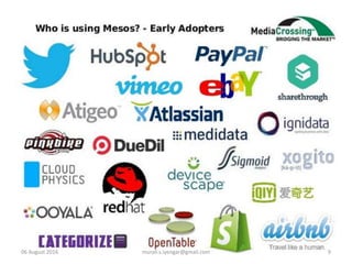 Introduction to mesos | PPTX | Cloud Computing | Internet