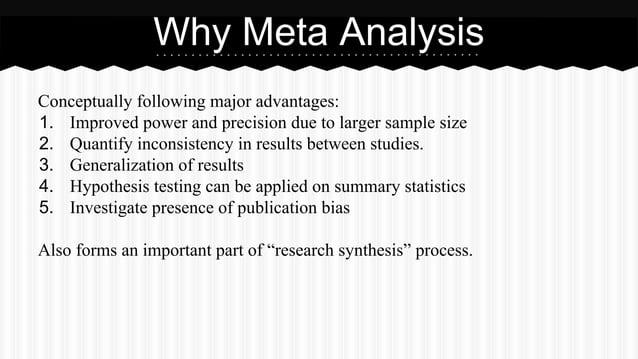 Introduction to meta analysis | PDF