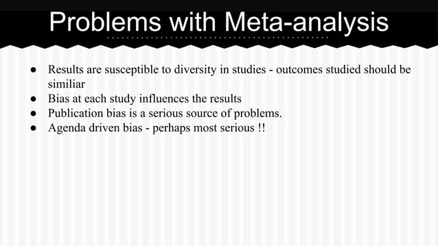 Introduction to meta analysis | PDF