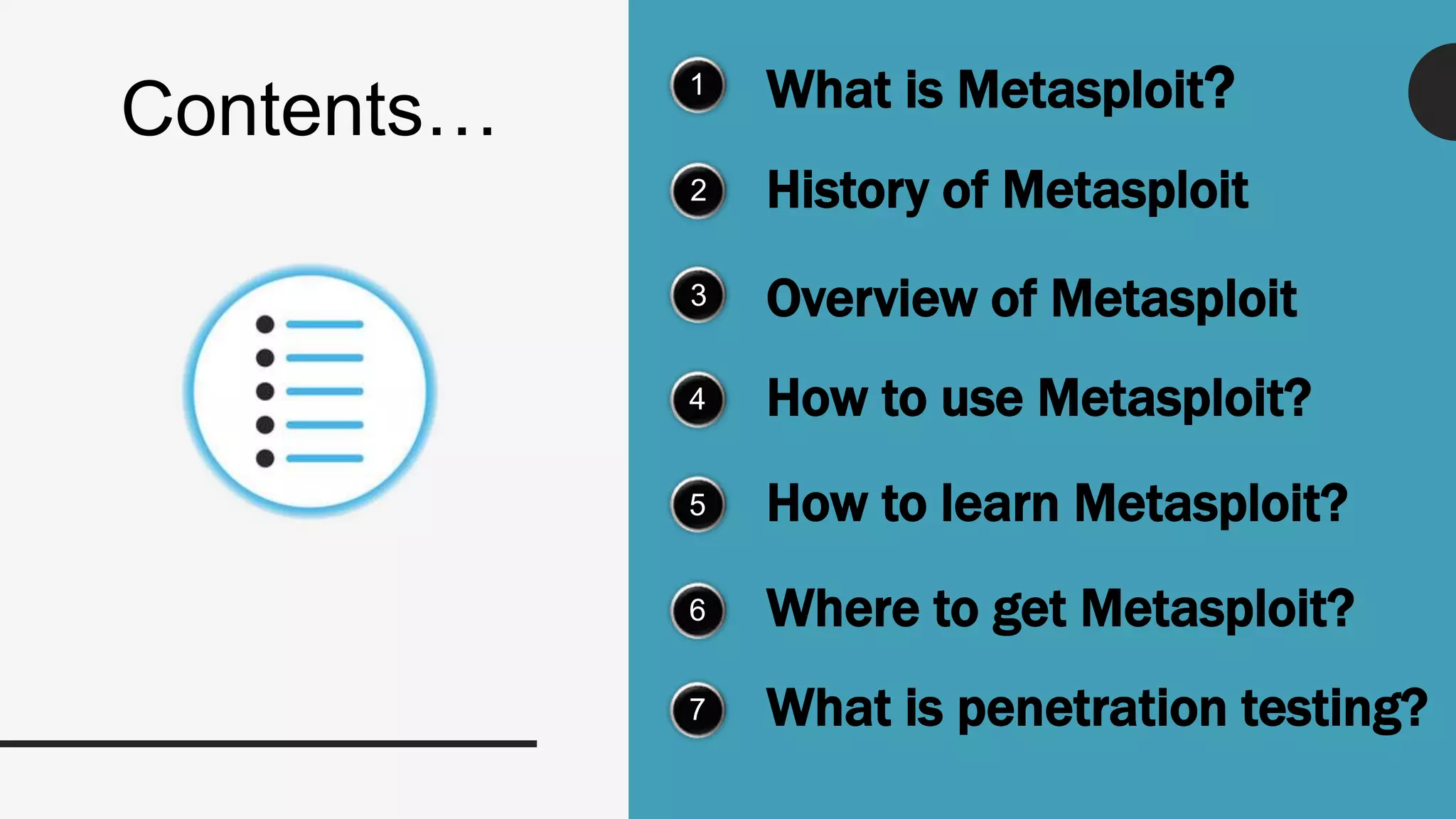 Introduction to metasploit | PPT