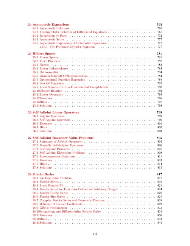 Introduction to methods of applied mathematics or Advanced Mathematical Methods for Scientist ...