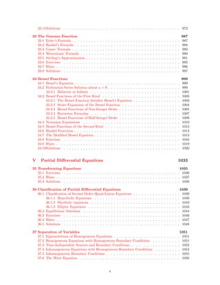Introduction to methods of applied mathematics or Advanced Mathematical ...