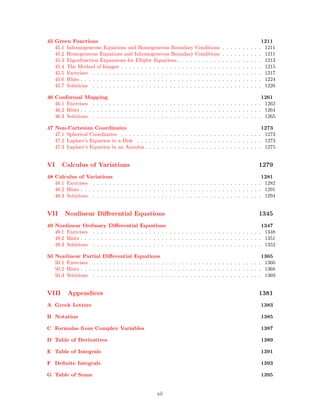 Introduction to methods of applied mathematics or Advanced Mathematical ...