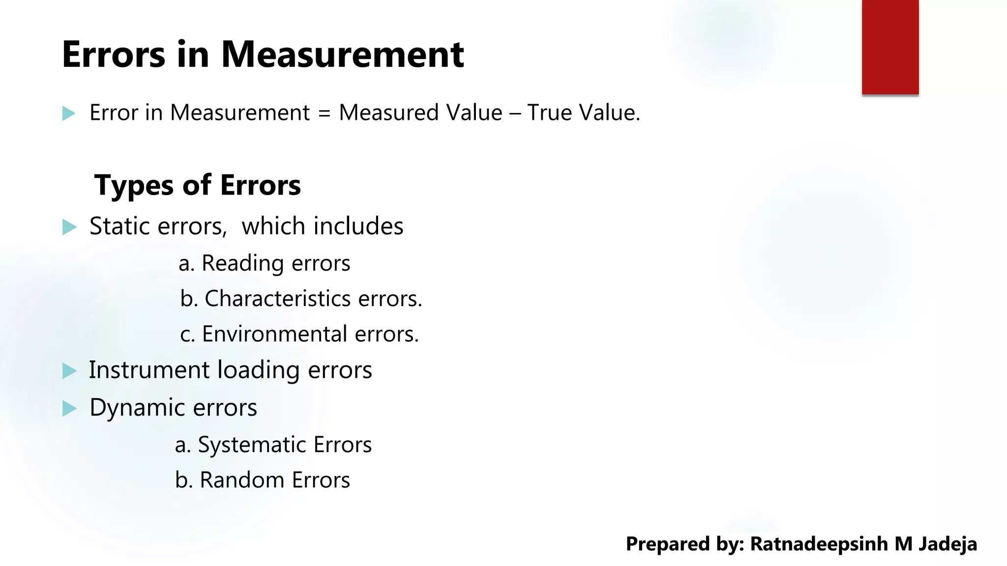 Introduction to metrology | PPTX