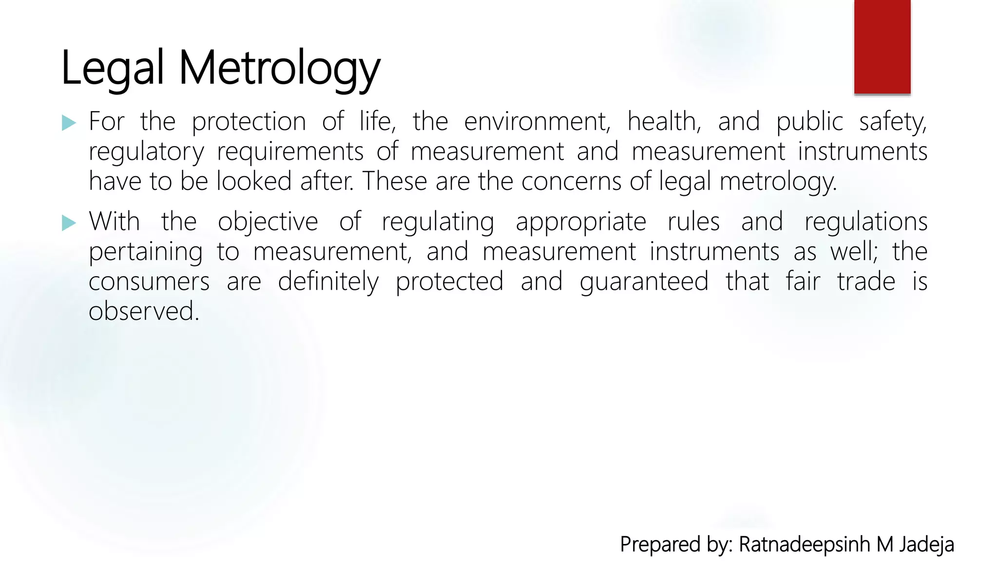 Introduction to metrology | PPTX