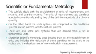 Introduction to metrology | PPTX