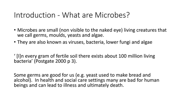 Introduction to microbes | PPT