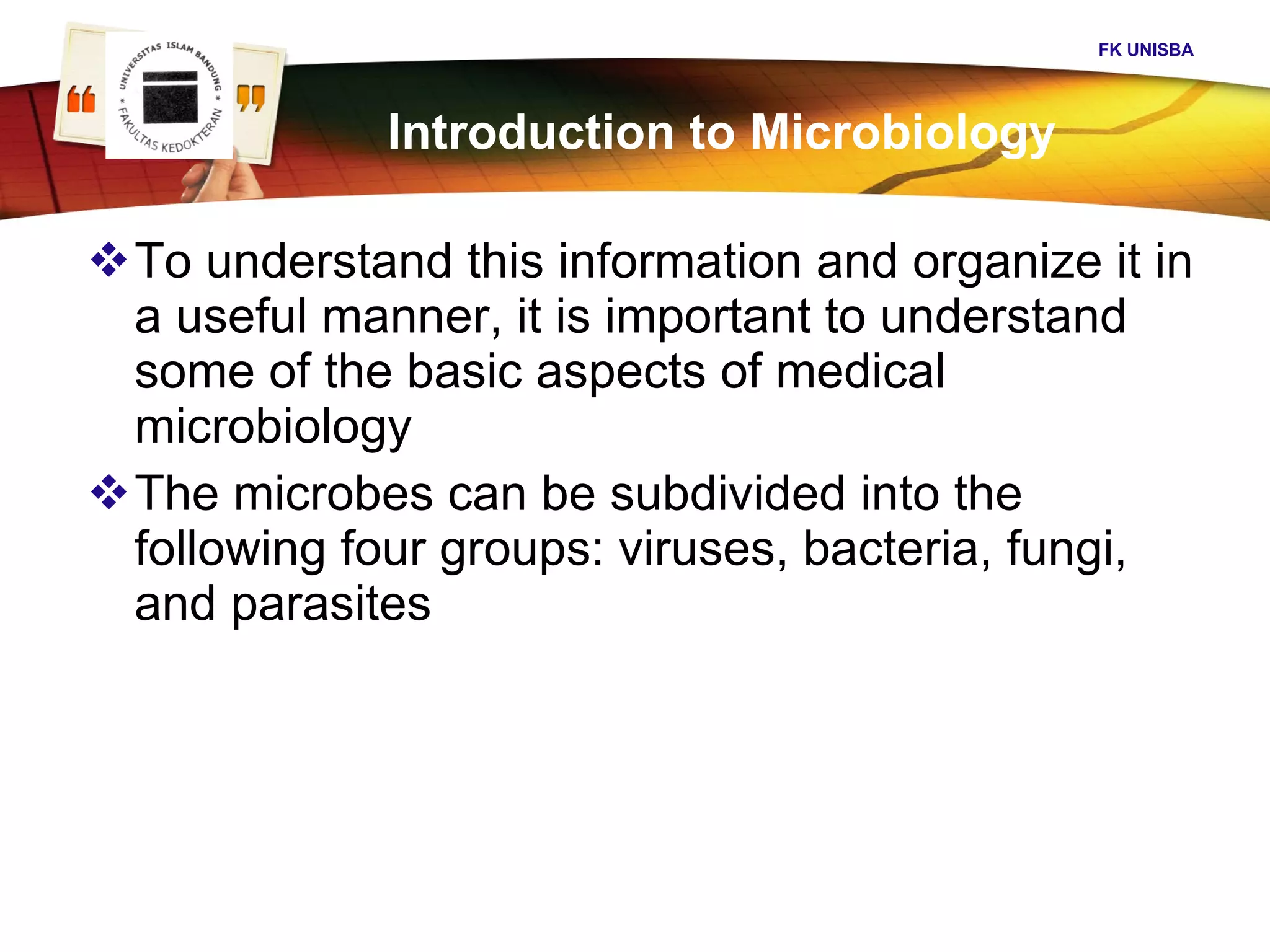 I ntroduction to microbiology | PPT