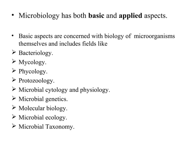 Introduction to microbiology | PPT