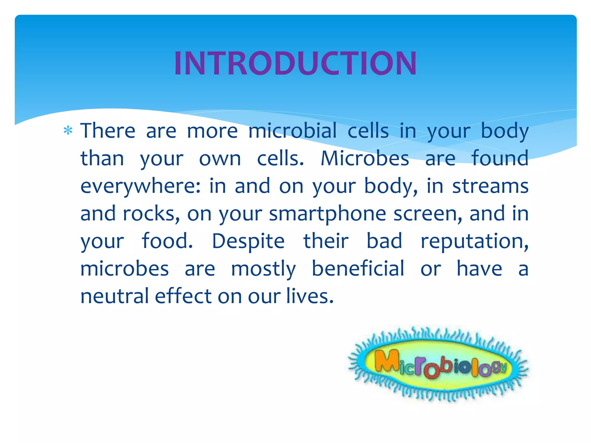 Introduction to microbiology | PPTX