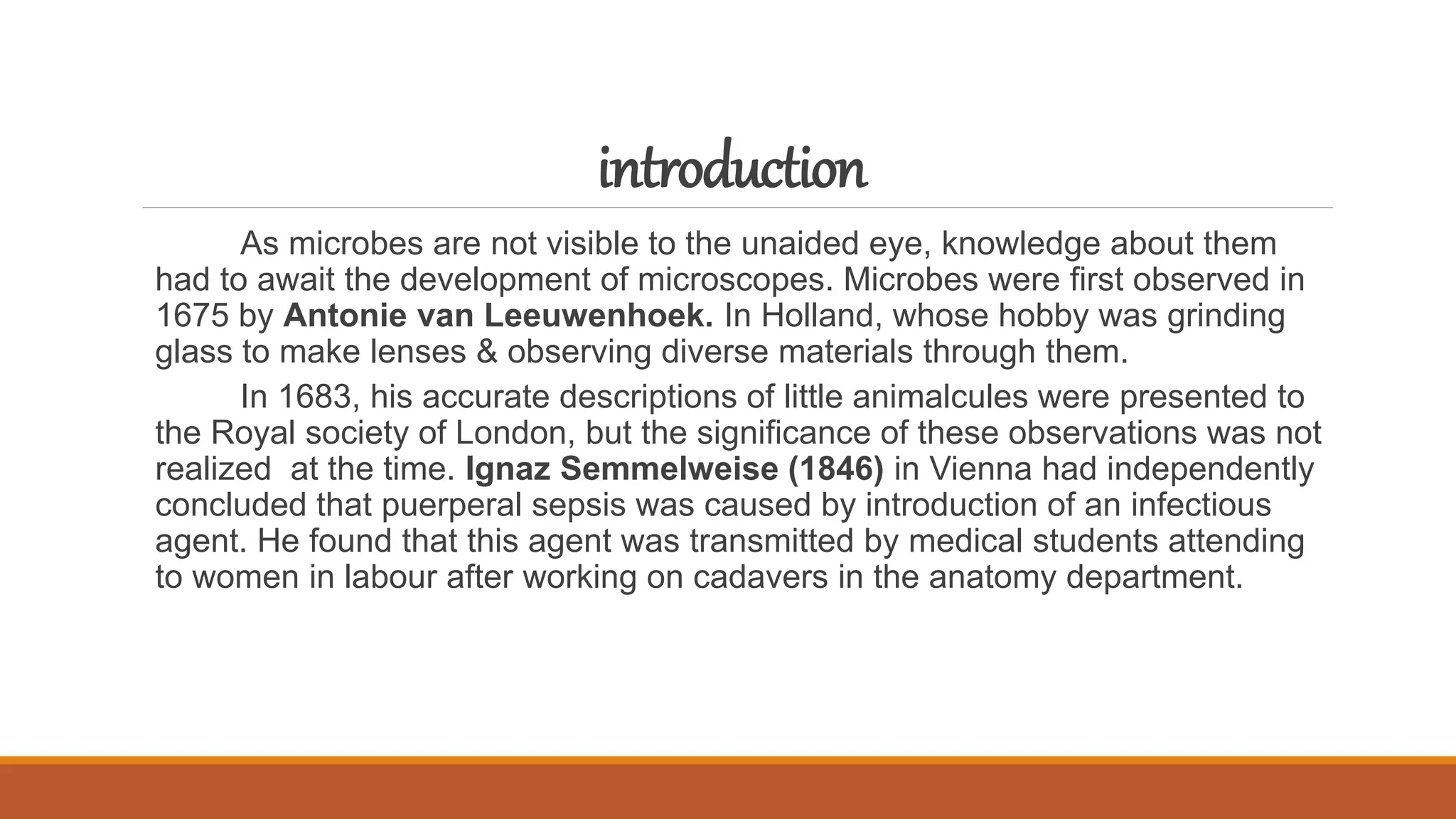 Introduction to microbiology | PPT