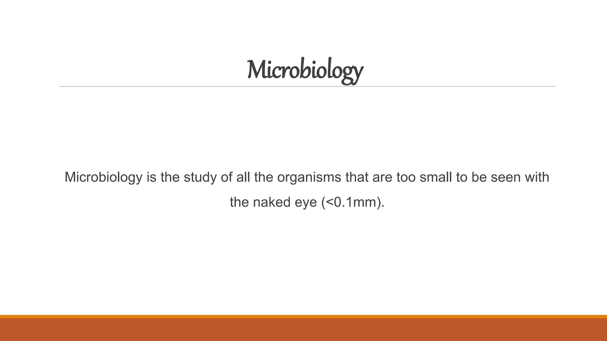 Introduction to microbiology | PPT