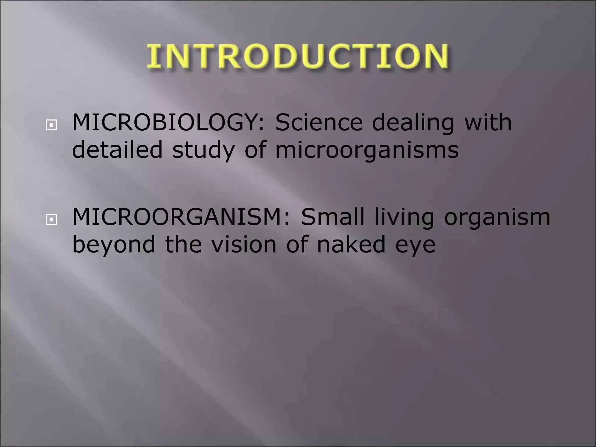 Introduction to microbiology.ppt