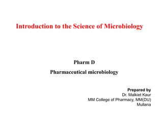 Introduction to microbiology........pptx