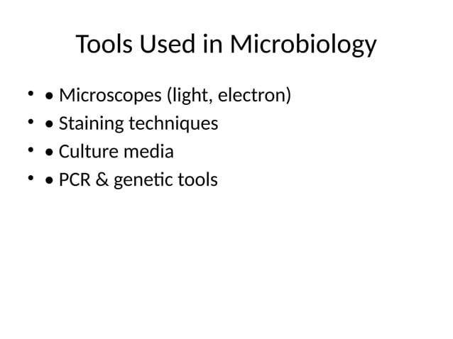Introduction_to_Microbiology_POWERPOINTPRESENTATION | PPTX