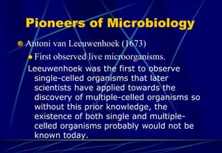 Introduction to microbiology | PPTX