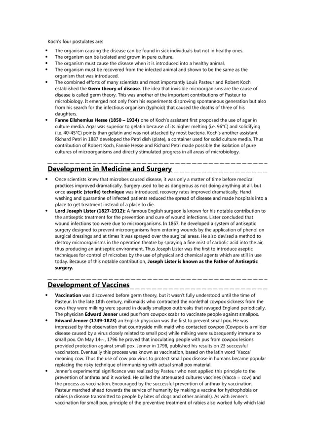 INTRODUCTION TO MICROBIOLOGY 1.docx 1 | PDF