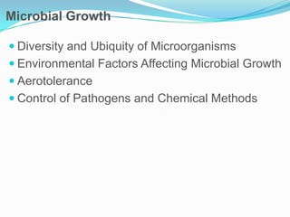 Introduction to microbiology course outline 01 | PPTX