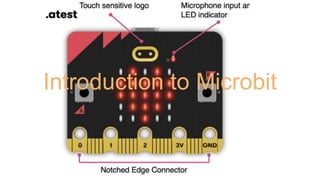 Introduction to microbit | PPTX