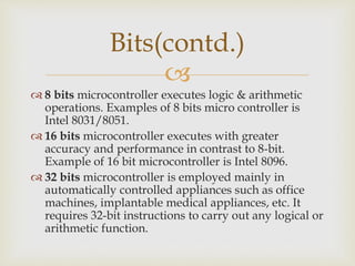 Introduction to Microcontroller | PPTX