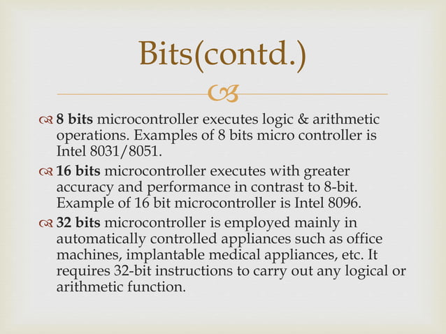 Introduction to Microcontroller | PPT Introduction to Microcontroller | PPT