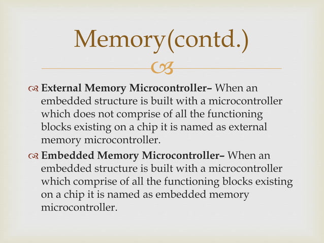 Introduction to Microcontroller | PPT Introduction to Microcontroller | PPT