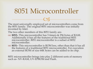 Introduction to Microcontroller | PPTX