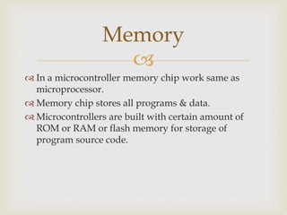 Introduction to Microcontroller | PPTX