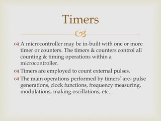 Introduction to Microcontroller | PPTX