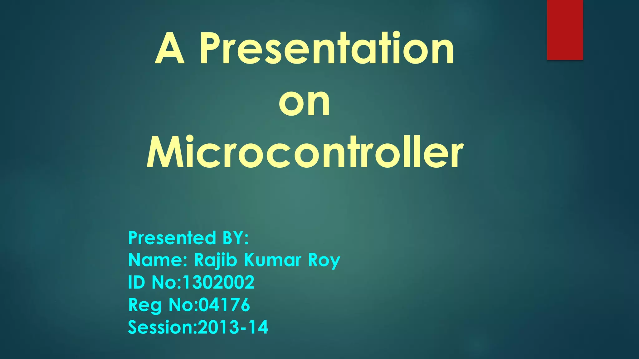 Introduction to microcontroller | PDF | Computing | Technology & Computing