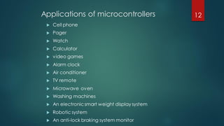 Introduction to microcontroller | PPT