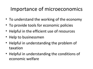 Introduction to microeconomics ch 1 | PPT
