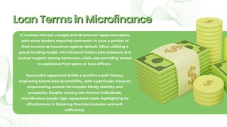Lesson 1: Introduction to Microfinance (ENTREP-ELEC) | PDF
