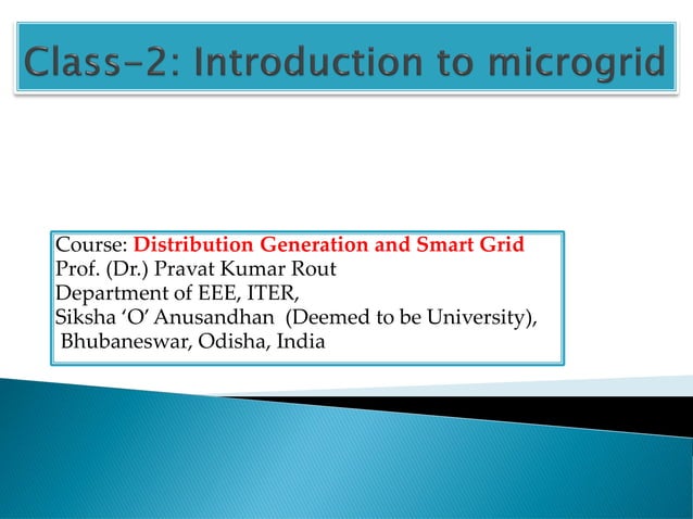 Introduction to Microgrid | PDF