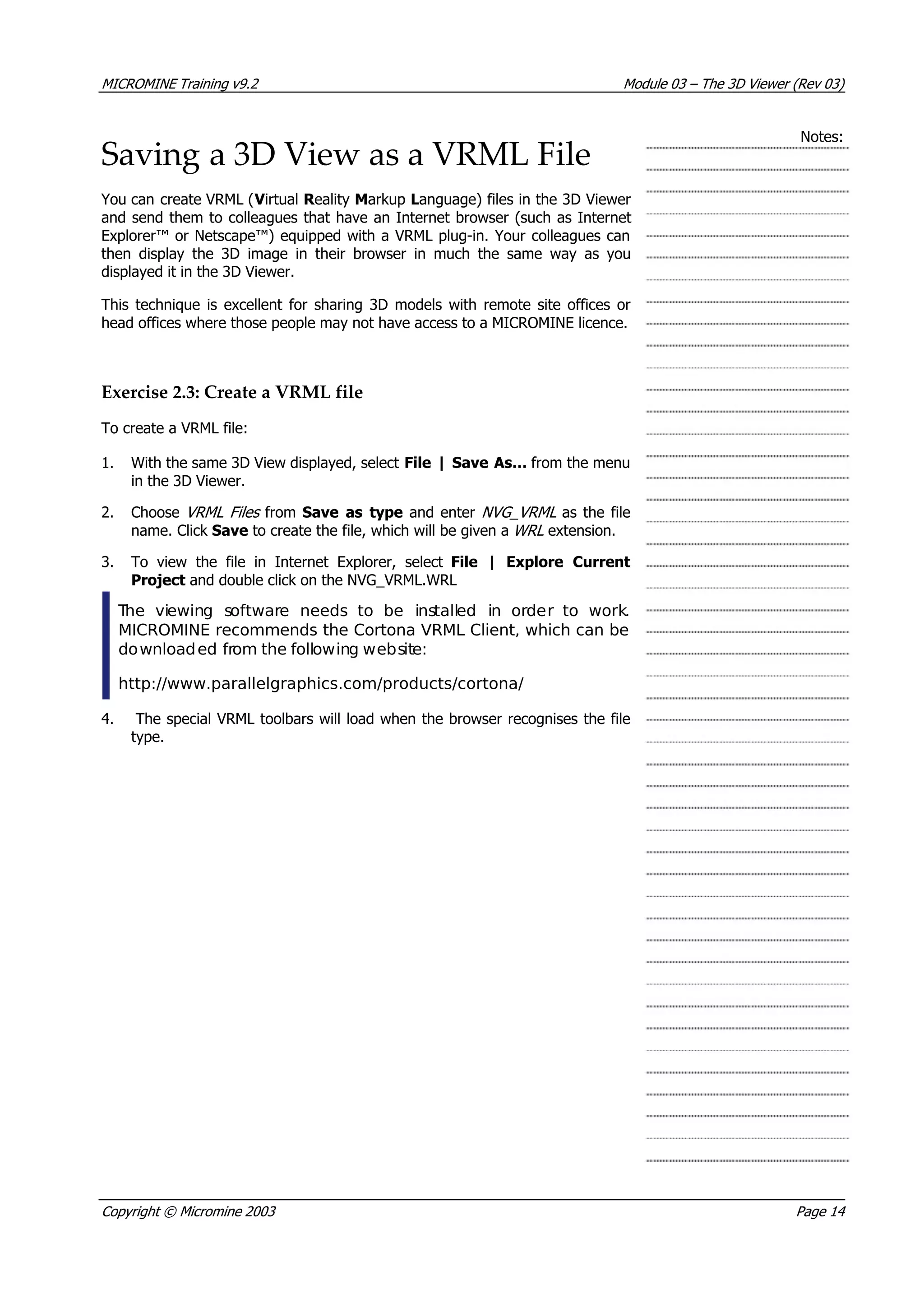 Introduction to micromine | PDF