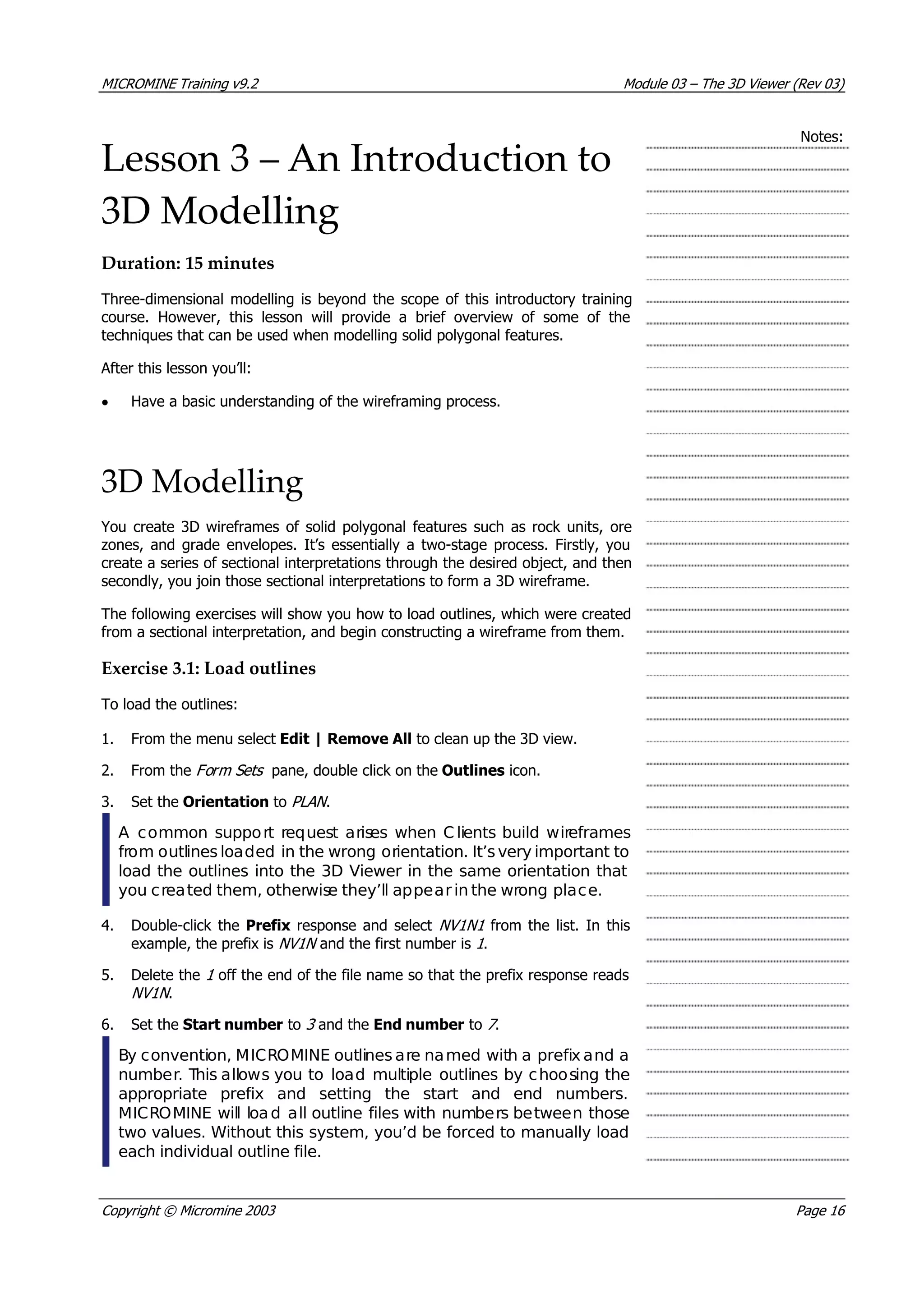 Introduction to micromine | PDF