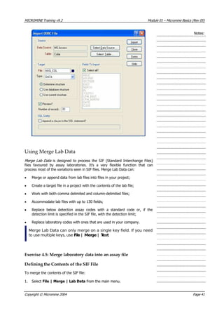 Introduction to micromine | PDF