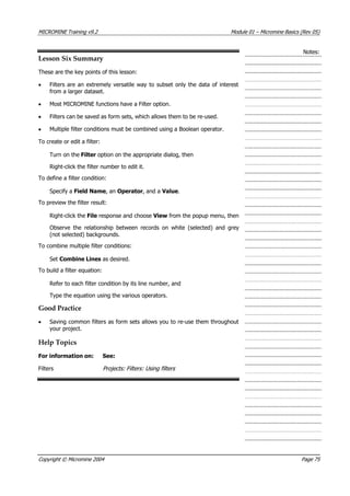 Introduction to micromine | PDF