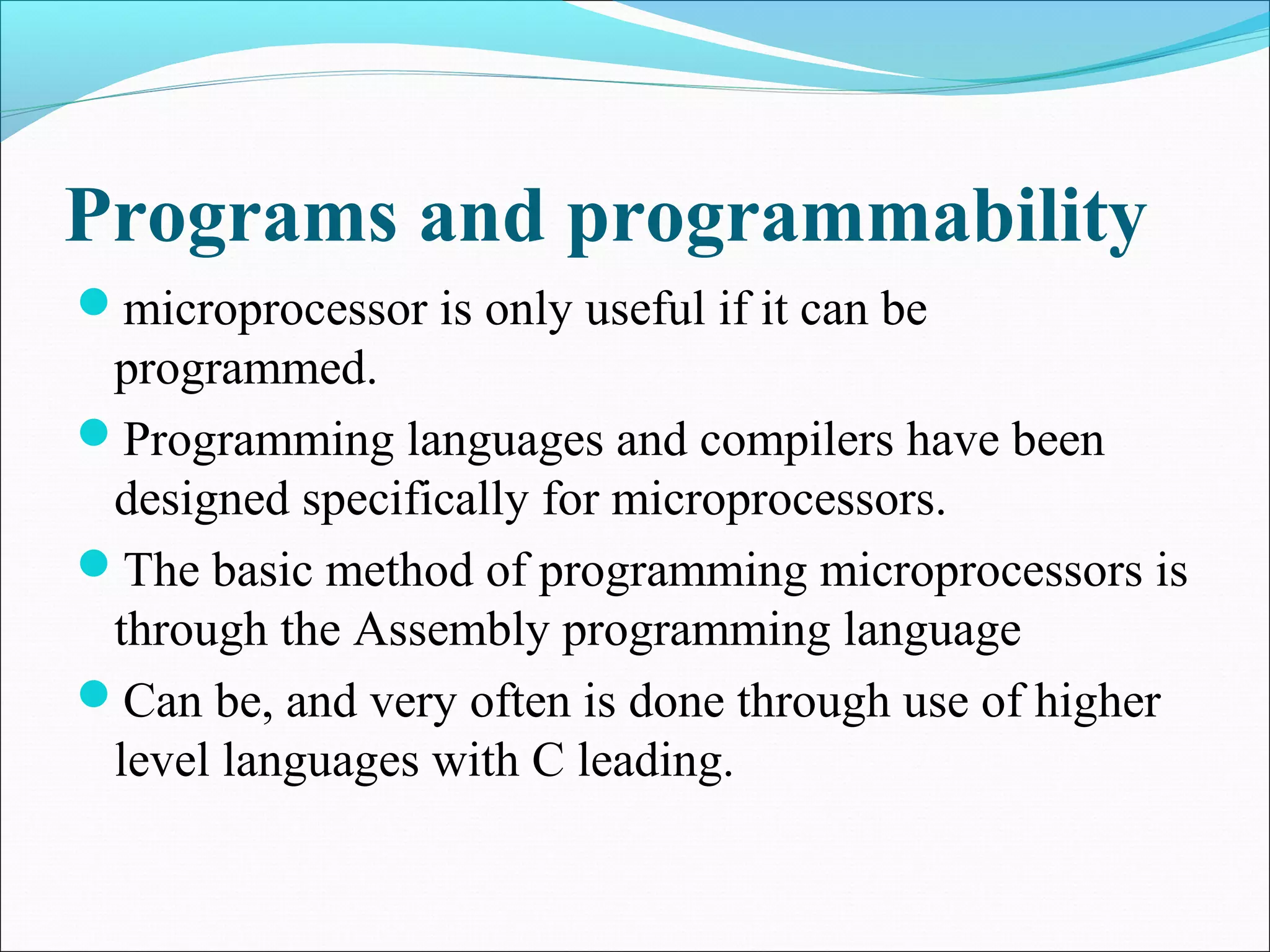 Introduction to microprocessor | PPT