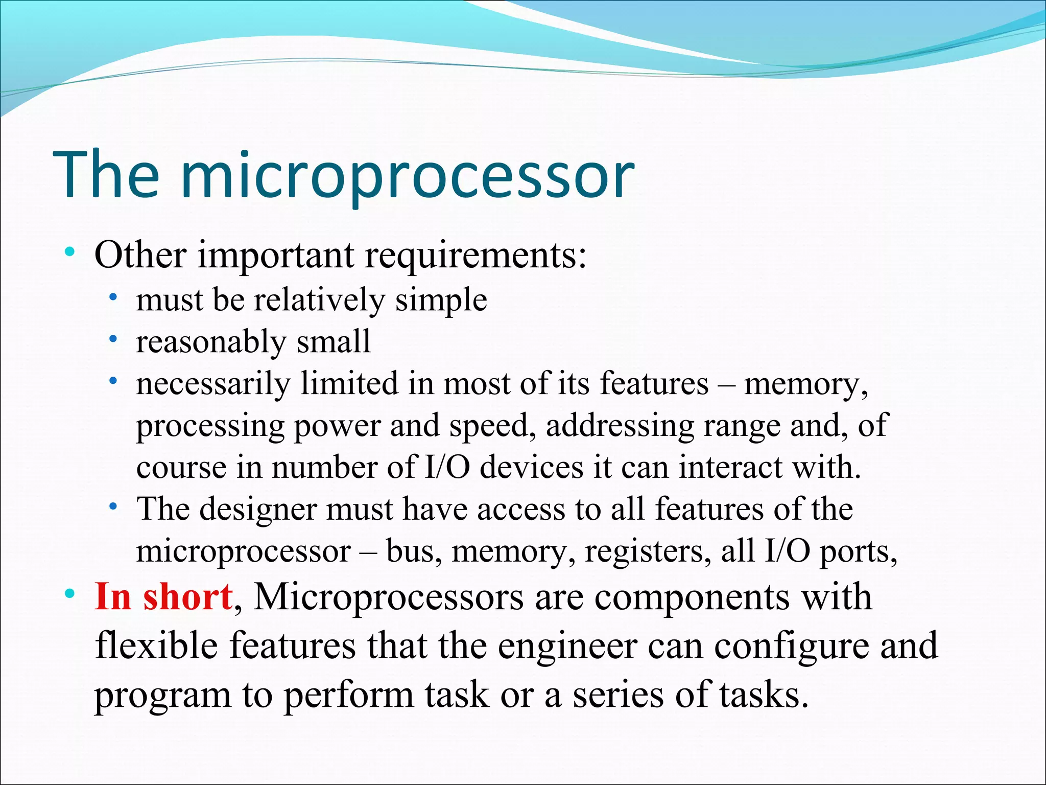 Introduction to microprocessor | PPT